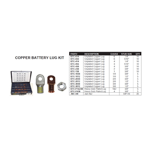Copper Battery Lug Kit | State Wire