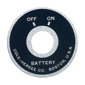 Face Plate For Master Disconnect Switch | State Wire