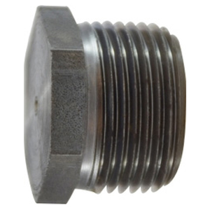 Black Pipe Steel Hex Head Plug | State Wire